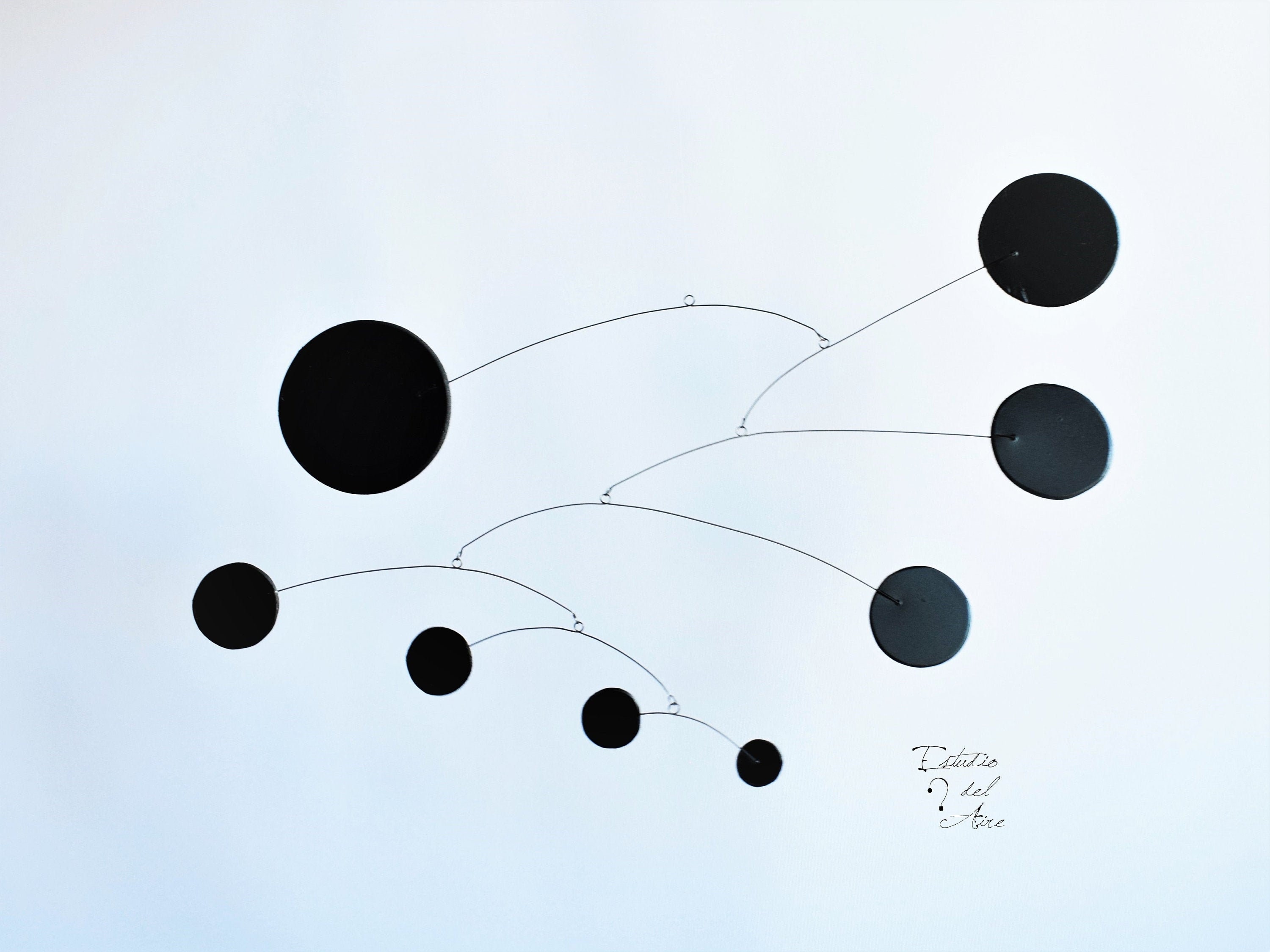 Mobile Kinetic Sculpture to Hang. Model; (circles). Modern, Abstract ...