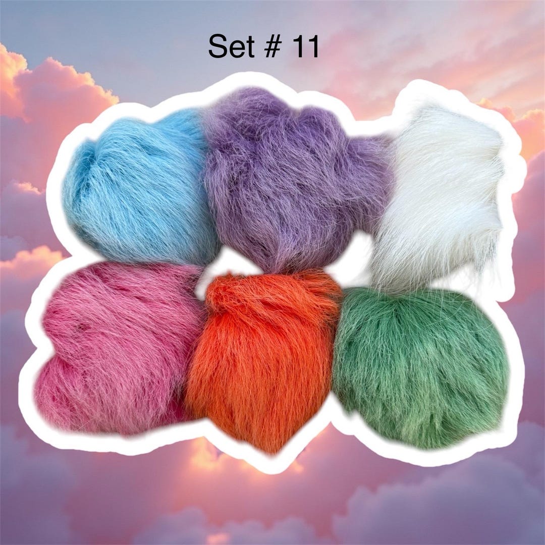 Dyed Caribou Hair for Tufting and Beadwork and Sewinf Projects - Etsy