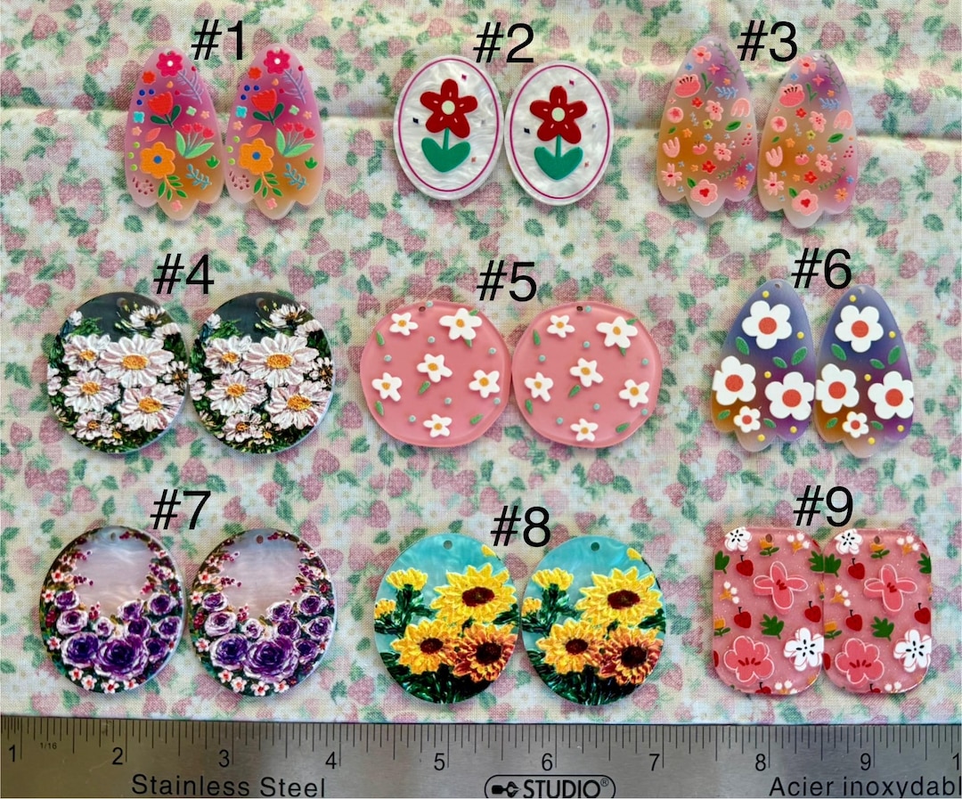 PAIR of Cabochons for Beading - Etsy