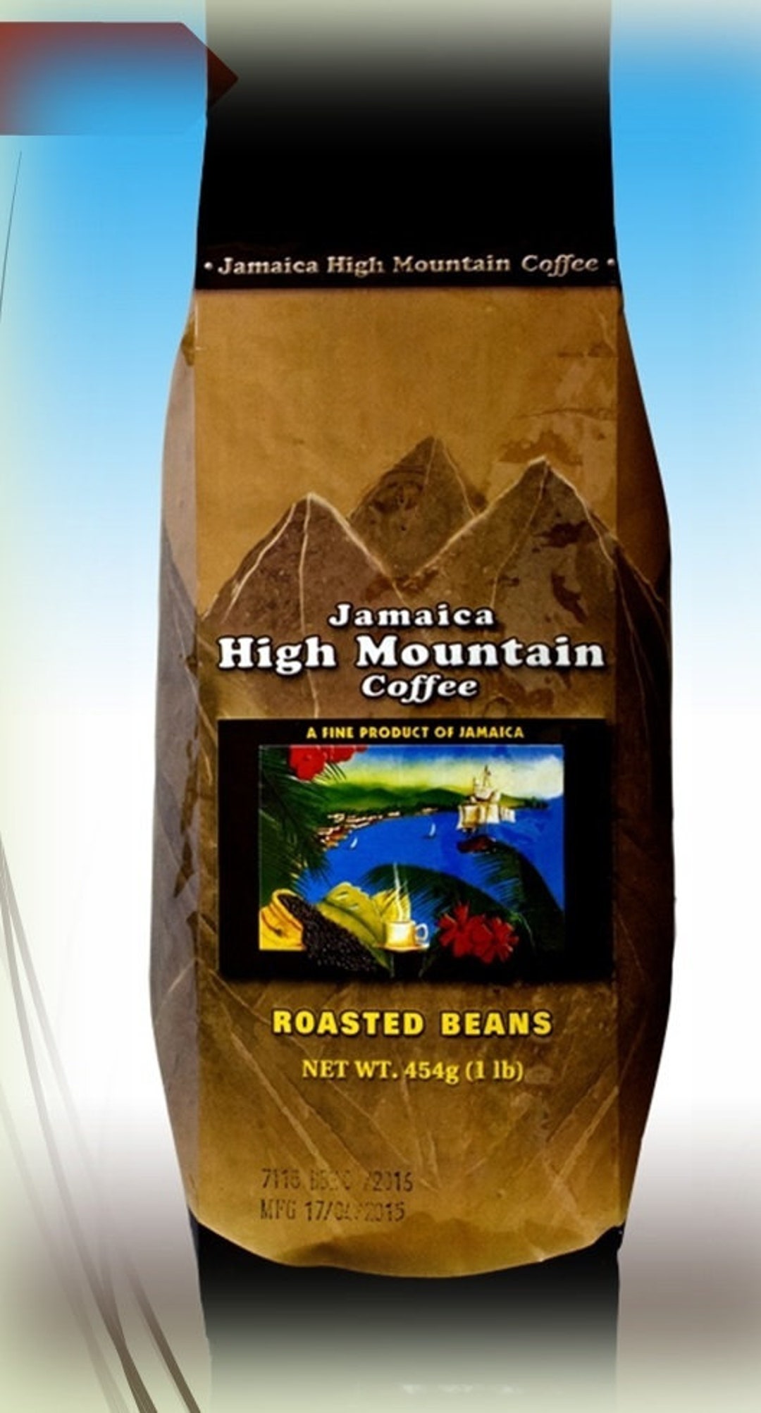 100% Jamaican HIGH MOUNTAIN COFFEE (16oz) | Available in Grounded and ...