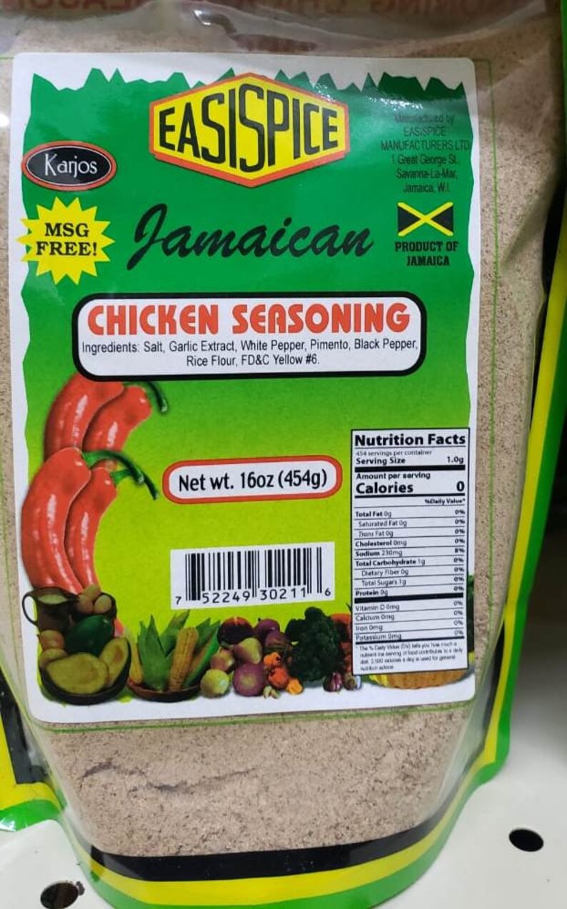 Jamaican JERK ALLPURPOSE and CHICKEN Seasonings Easispice - Etsy España