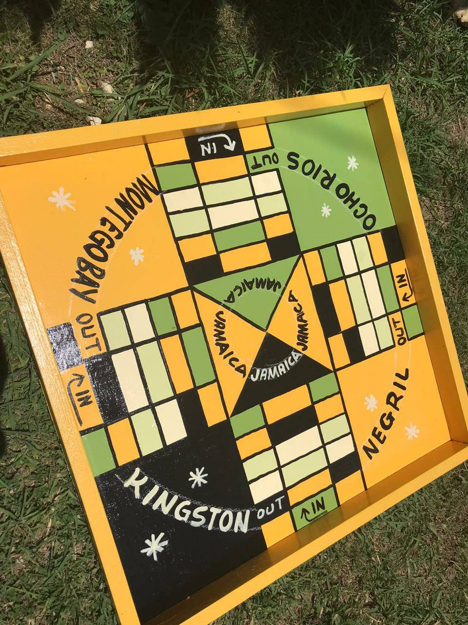 100% Jamaican Ludo Board | Authentic - Made in Jamaica | Family Size ...