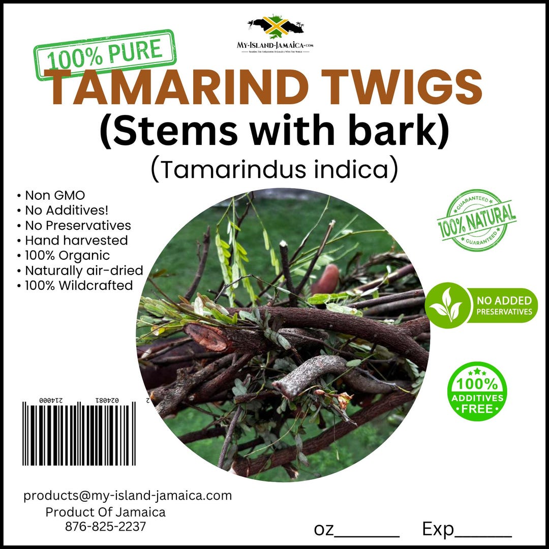 Tamarind Twigs (stems With Bark) | 100% Wildcrafted | Hand-picked & Sun ...