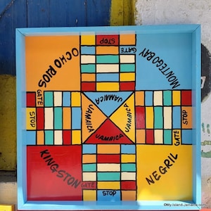 100% Jamaican Ludo Board | Authentic - Made in Jamaica | Family Size ...