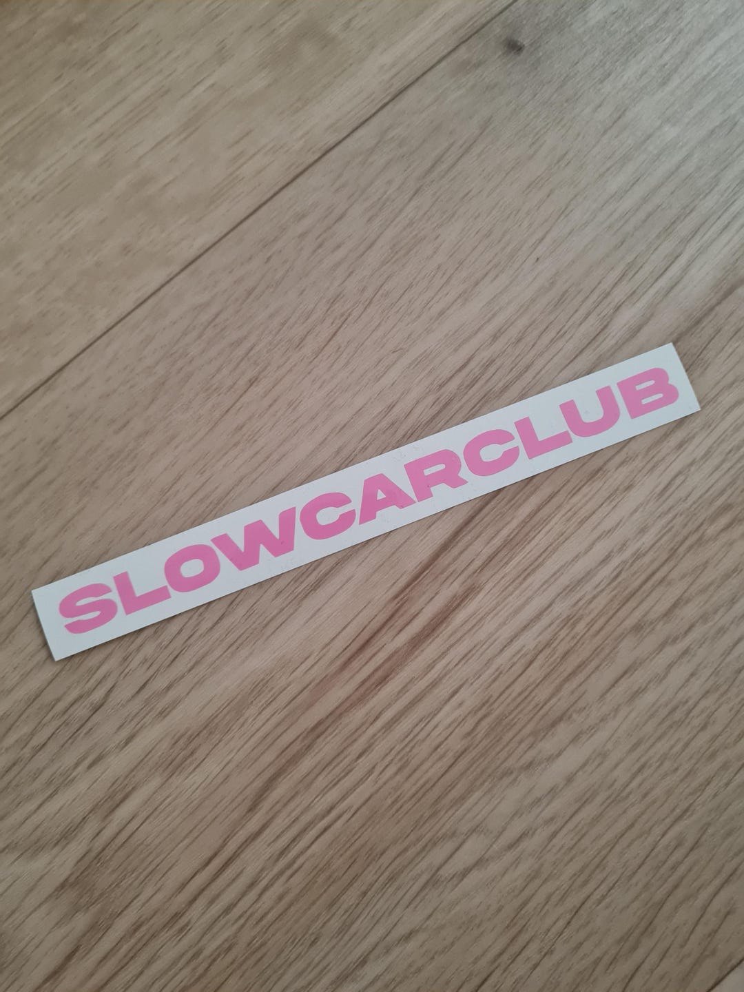 Slow Car Club Sticker, Carsticker Tuning Sticker Decal for Windshield ...