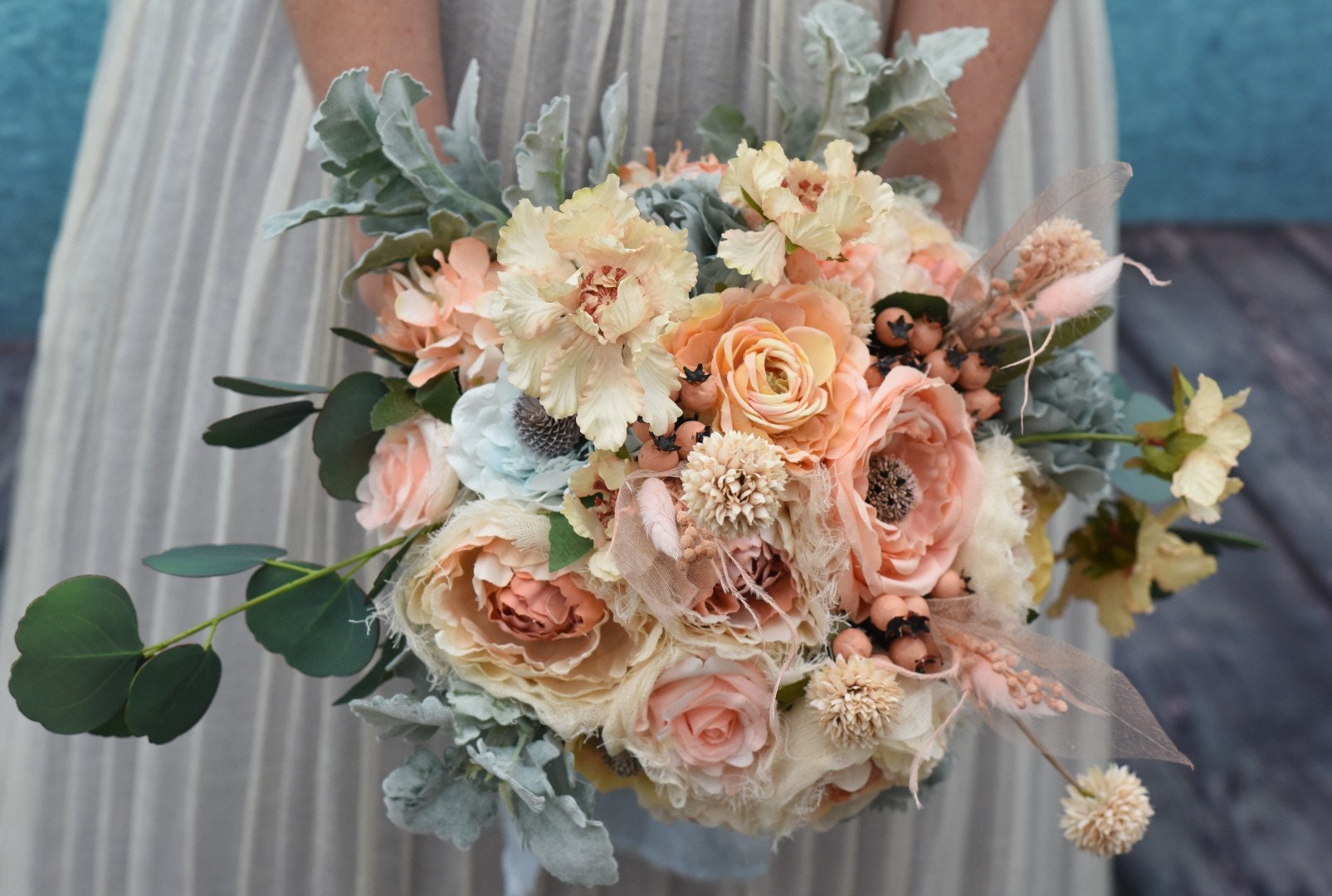 Cream Lisianthus Corsage