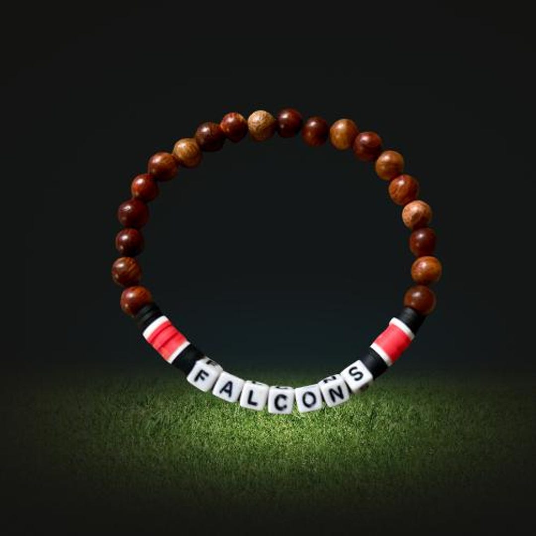 Falcons NFL Football Mens Bracelet,men’s Beaded Bracelet, Cool ...