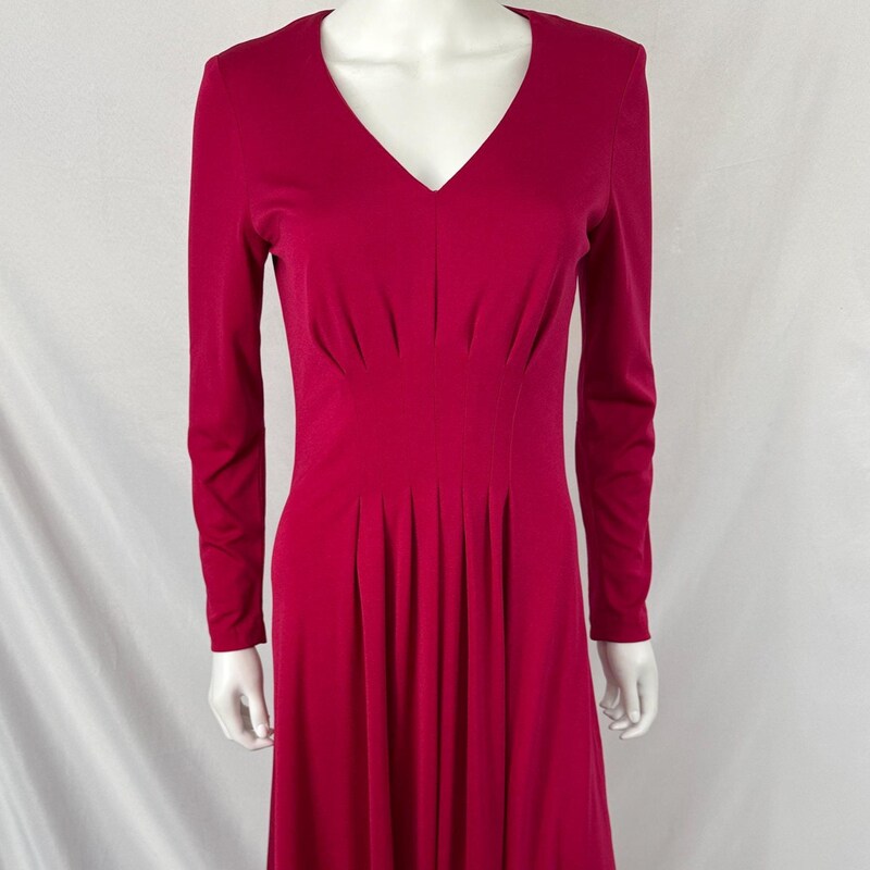 Raspberry Long Sleeve Dress - Etsy
