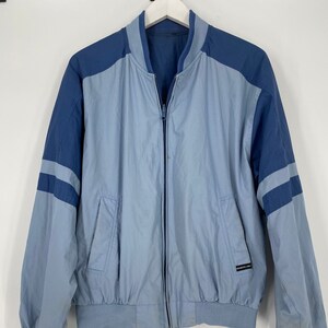 Vintage 80's Reversible Blue Jacket by Members Only Size - Etsy