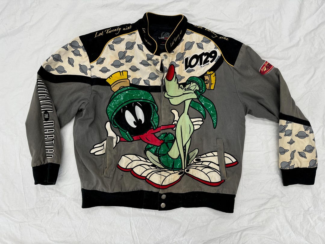 Marvin the Martian Lot29 Street Style Racing Sports Jacket \ Size 3X ...
