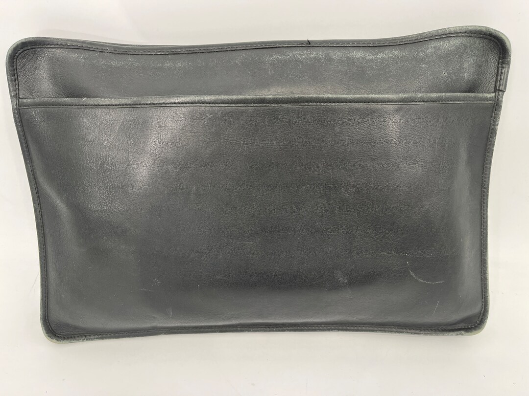 Vintage 70s Black Coach Document Holder / Made in NYC / View ...