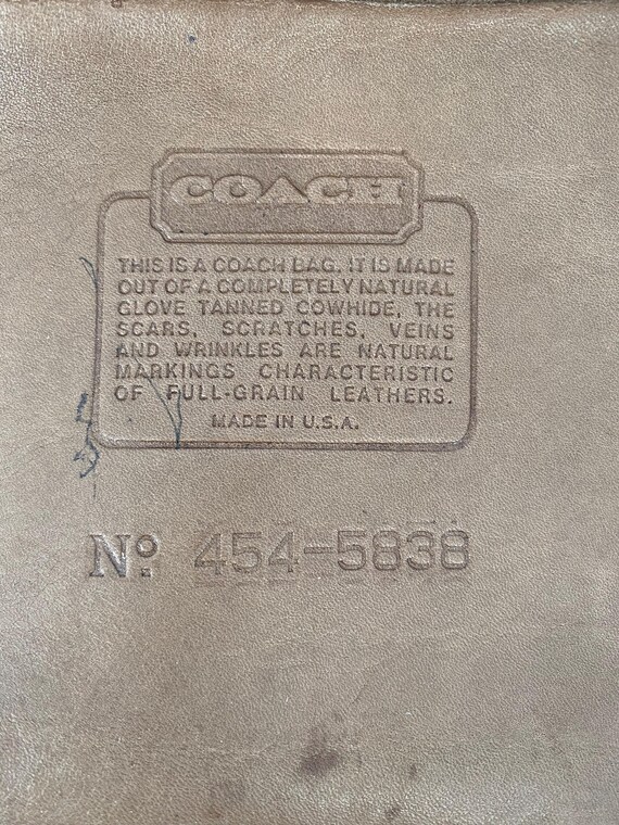 Vintage 70s Coach Putty Zippered Clutch Leather Shoul… - Gem