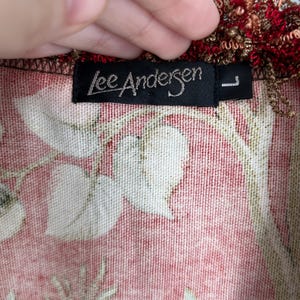 Vintage 90s Patchwork Lee Andersen Overcoat With Fringe Accents Size L ...