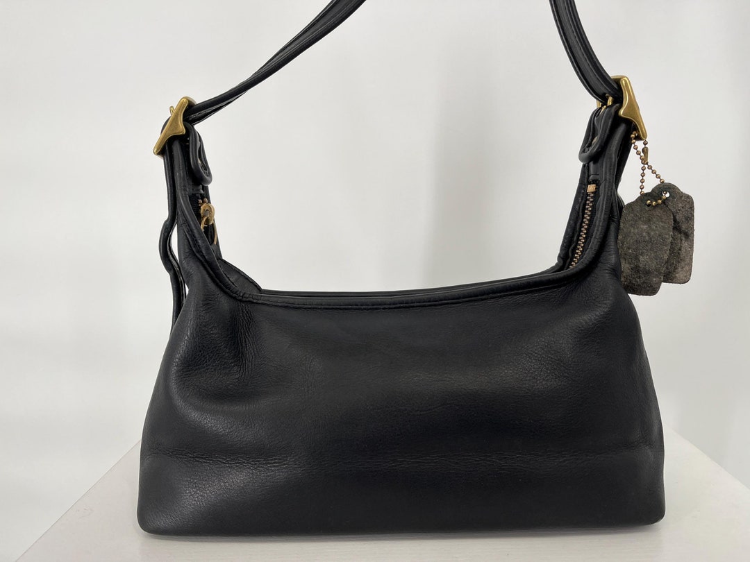 Vintage 2000s Black Coach Legacy Small Hobo 9059 / Made in USA / View ...