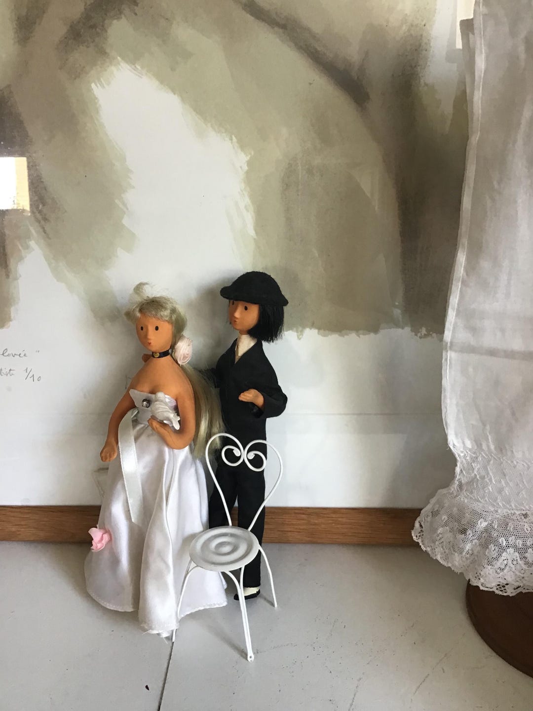 Married Couple Peynet Dolls - Etsy