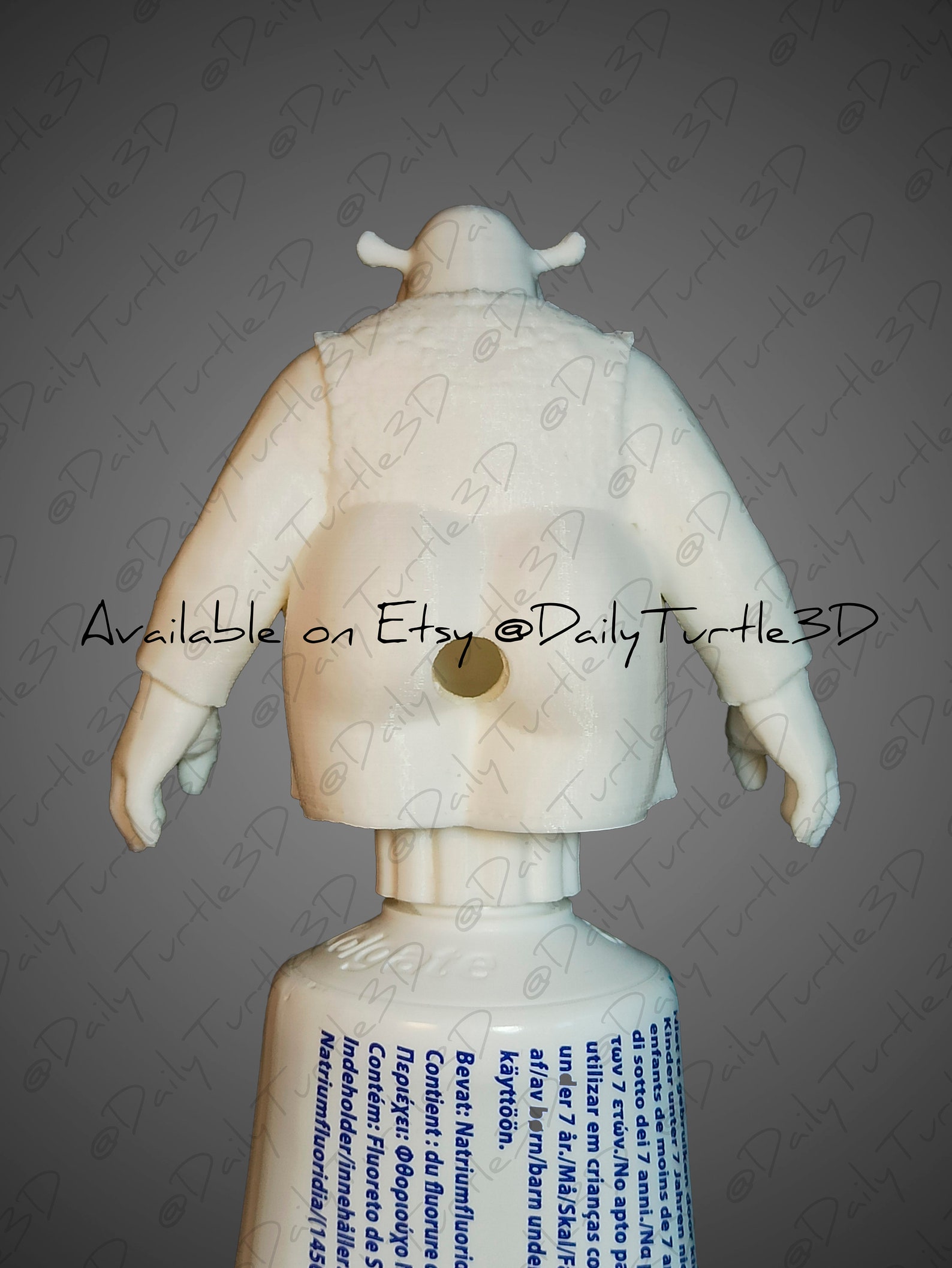 Shrek toothpaste topper upgraded version - Pooping Shrek - Etsy España