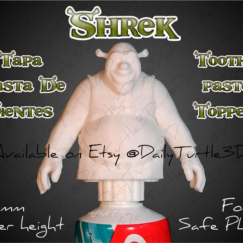 Shrek Toothpaste - Etsy