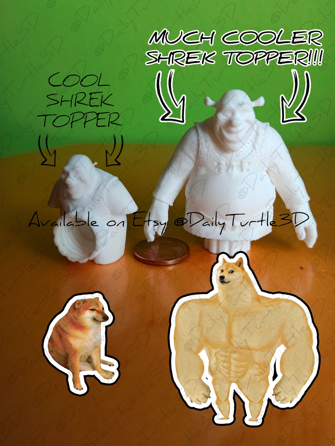 Shrek toothpaste topper upgraded version Pooping Shrek - Etsy España