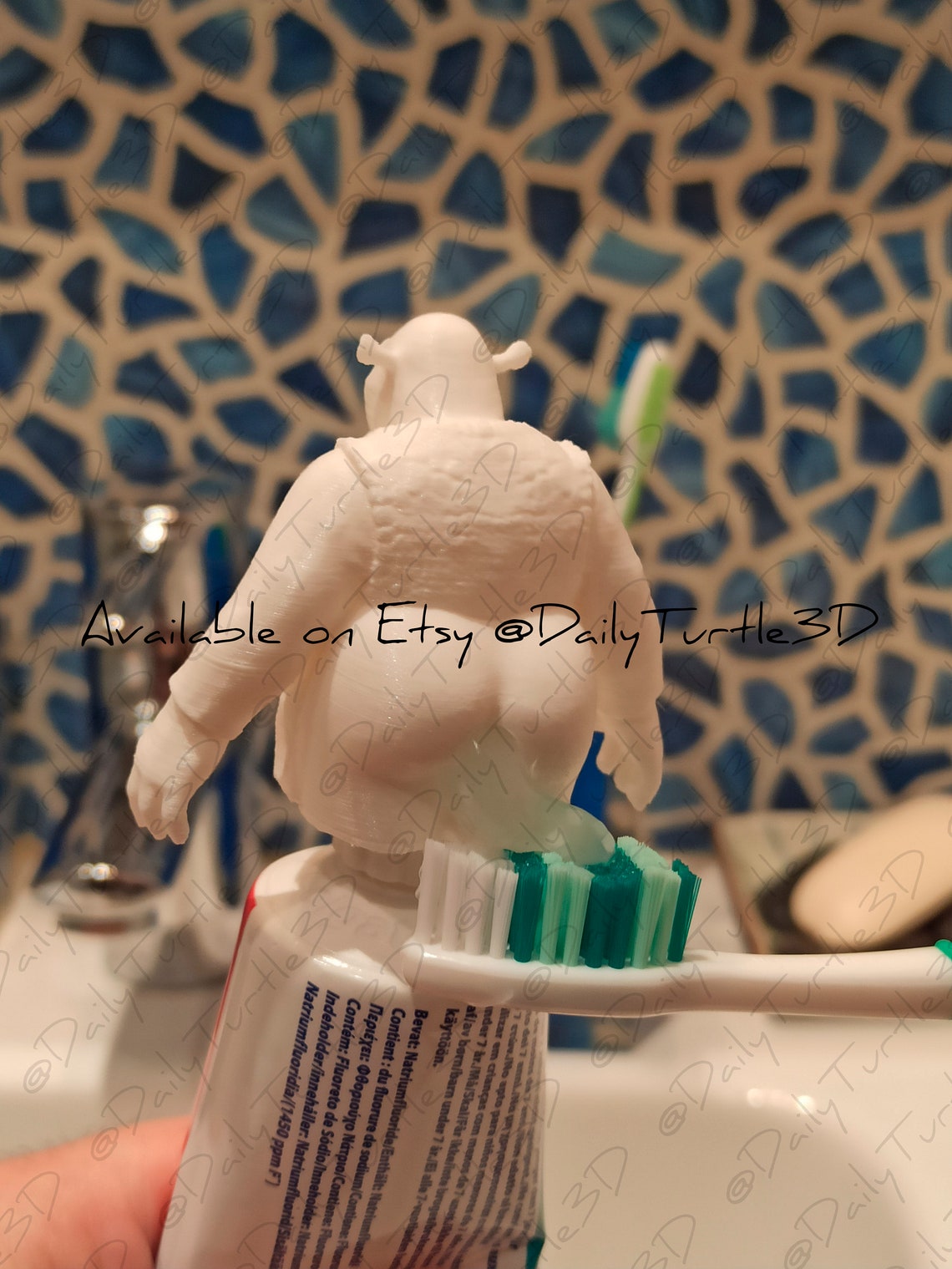 Shrek toothpaste topper upgraded version Pooping Shrek - Etsy España