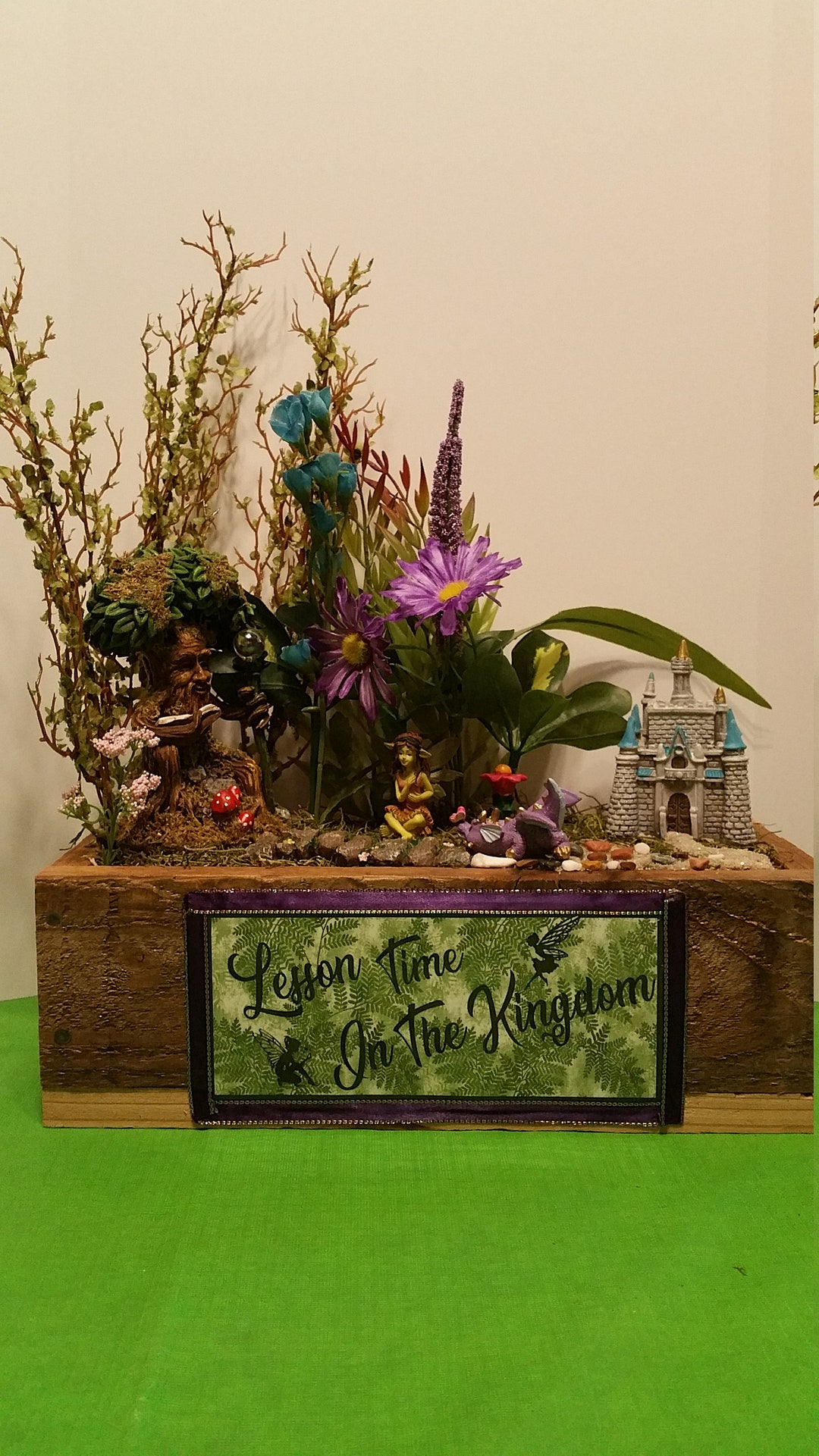 Lesson Time in the Kingdom Fairy Garden - Etsy