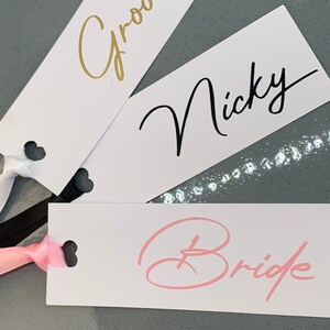 X10 Wedding Table Place Cards Personalised Names Colours . - Etsy