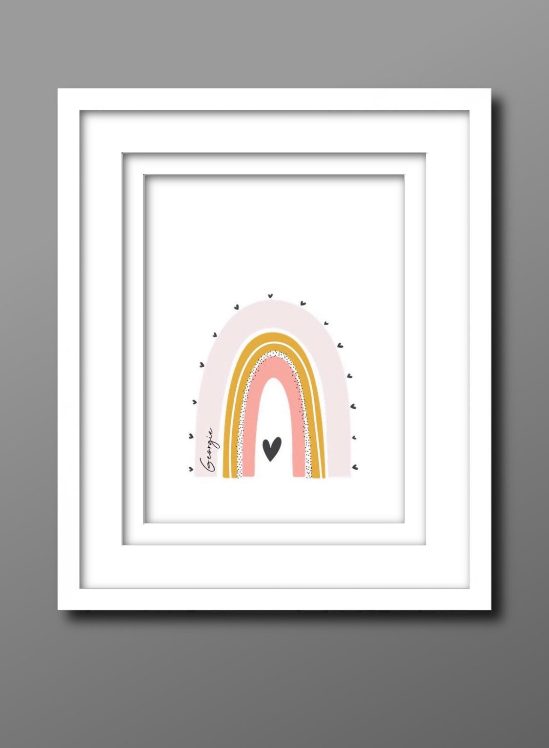 A4 Personalised Rainbow Print - Etsy Hong Kong