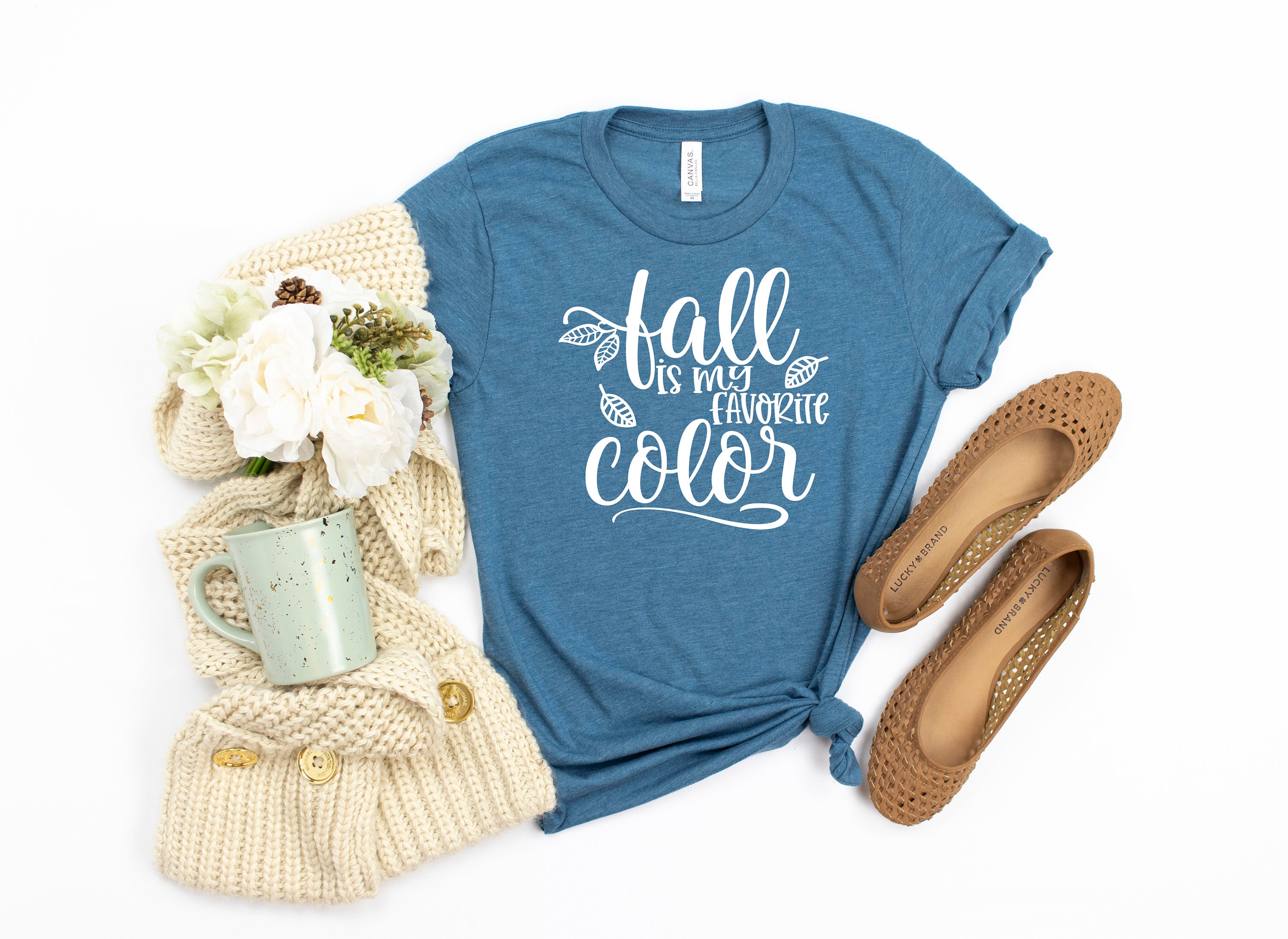 Favorite Color is Fall Christian Shirt Christian Gift Women's Tee - Etsy.de