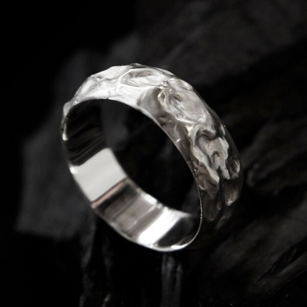 Silver Thumb Ring - Etsy