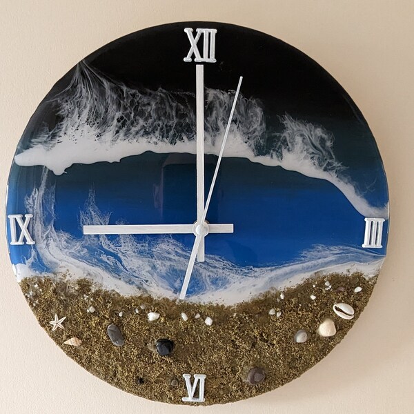 Resin Clock - Etsy UK