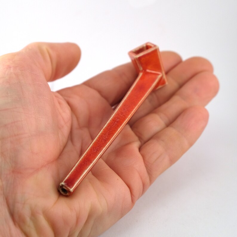 Ceramic Pipe Porcelain Chillum Hippie Gift Peace Pipe - Etsy