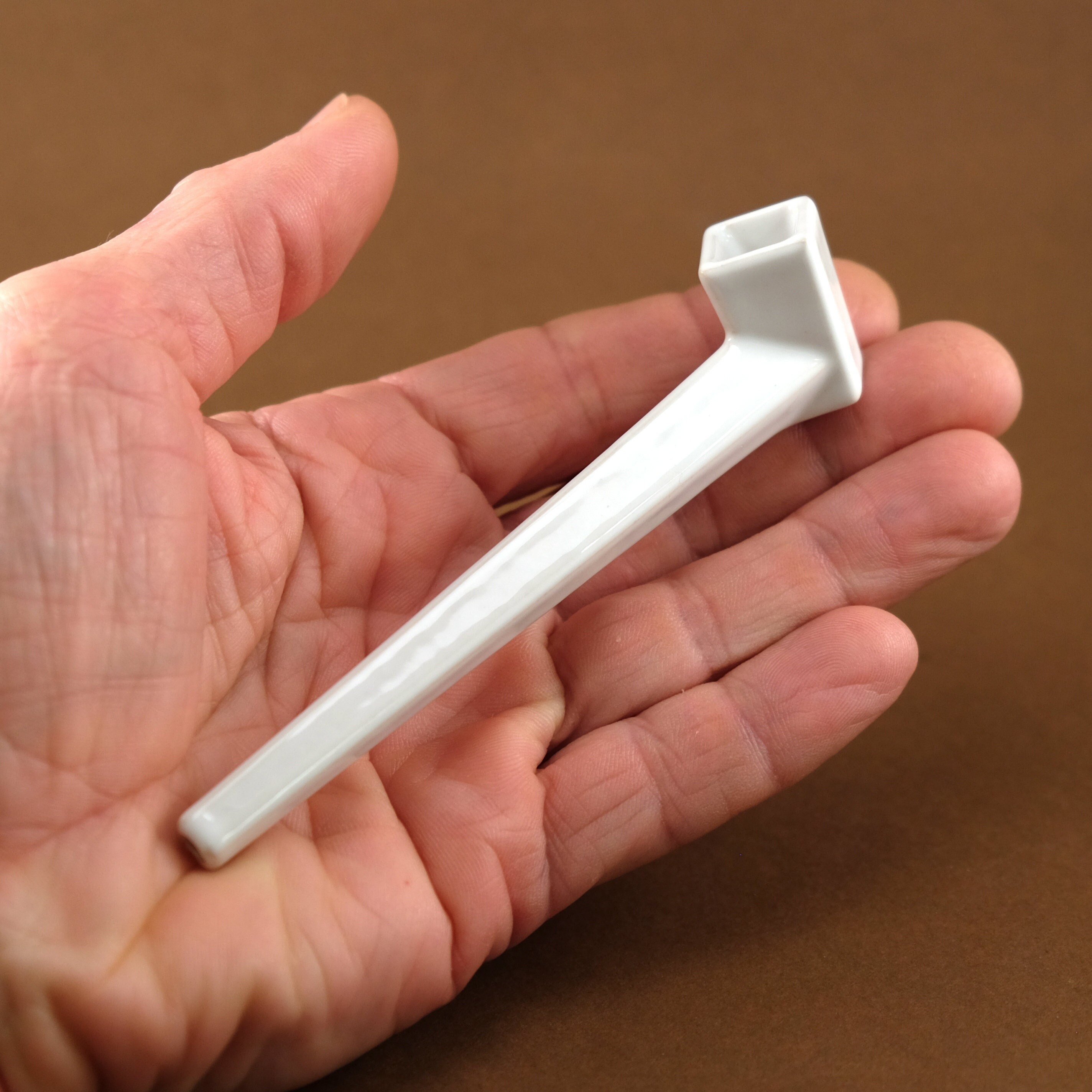 Ceramic Pipe Porcelain Chillum Hippie Gift Peace Pipe - Etsy