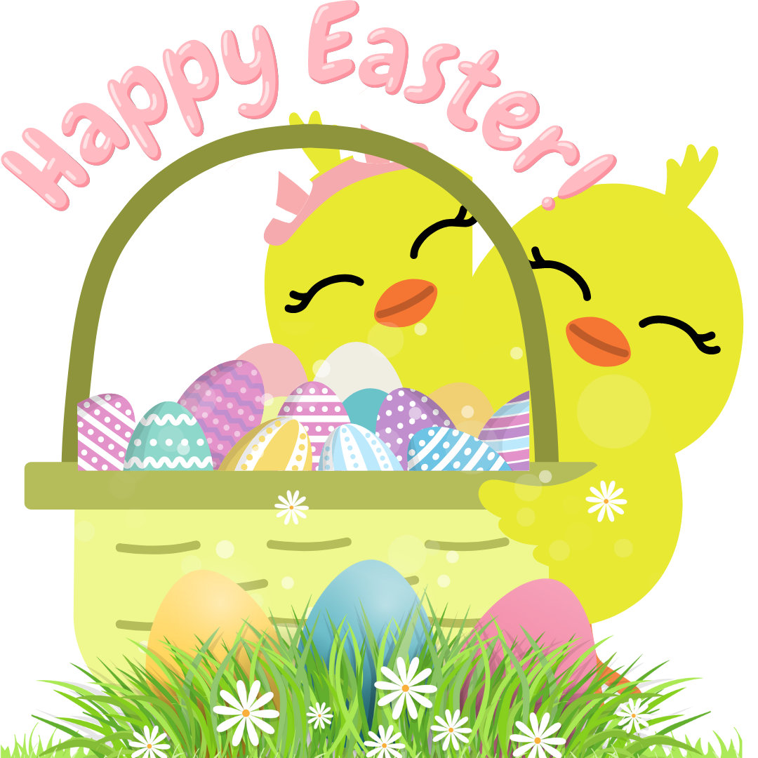 Happy Easter Png Download, Png Spring Chicks File, Digital Download ...
