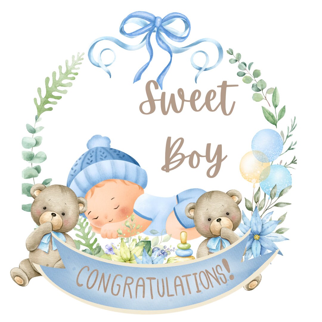 It's a Boy Png Download Png Sweet Boy Baby File - Etsy