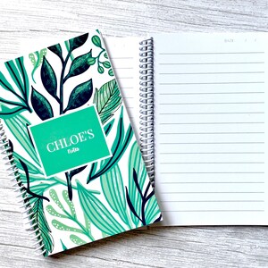 Personalized Name Notebook, Custom Journal, Spiral Notebook, Journal ...