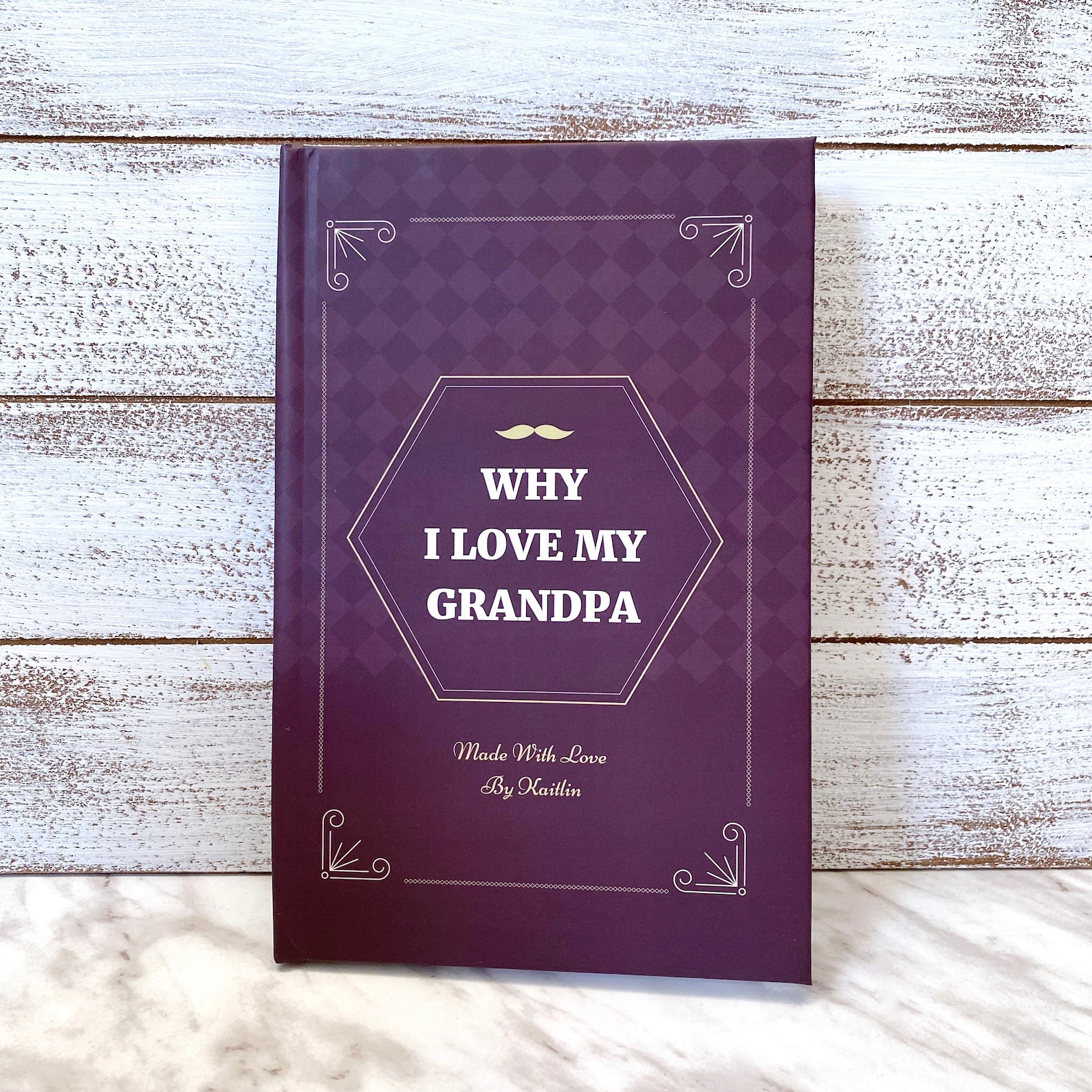 Personalized Grandpa Book, Gift for Grandpa From Granddaughter, for ...