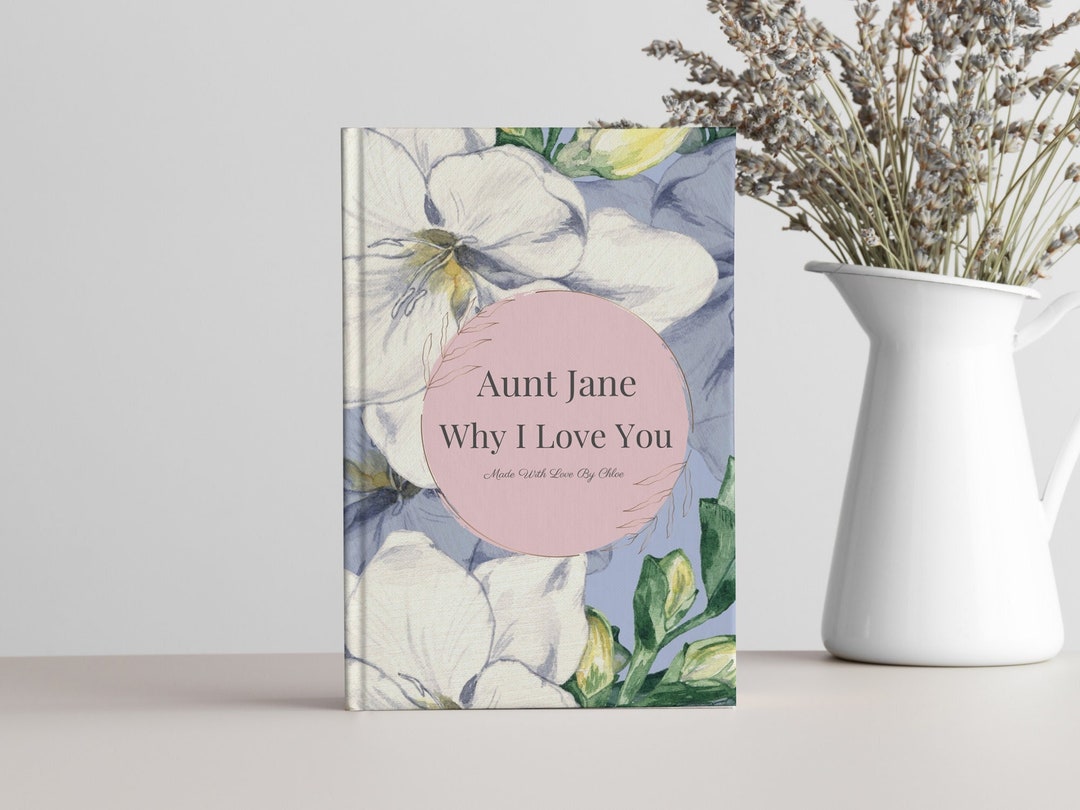 Personalized Gift for Aunt, Custom Book for Aunt, Birthday Gift for ...