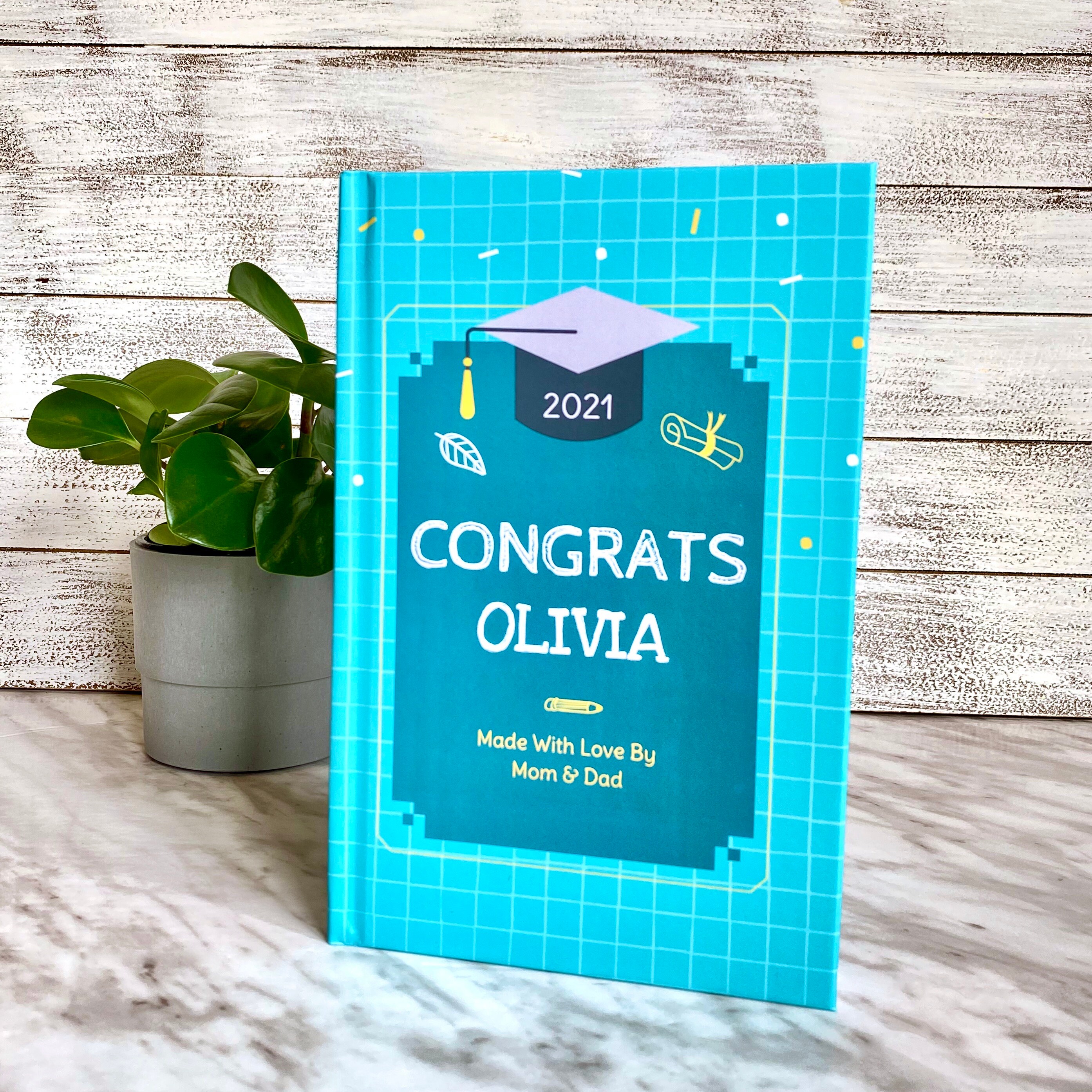 Personalized Graduation Book Graduation Gift Class of 2021 | Etsy