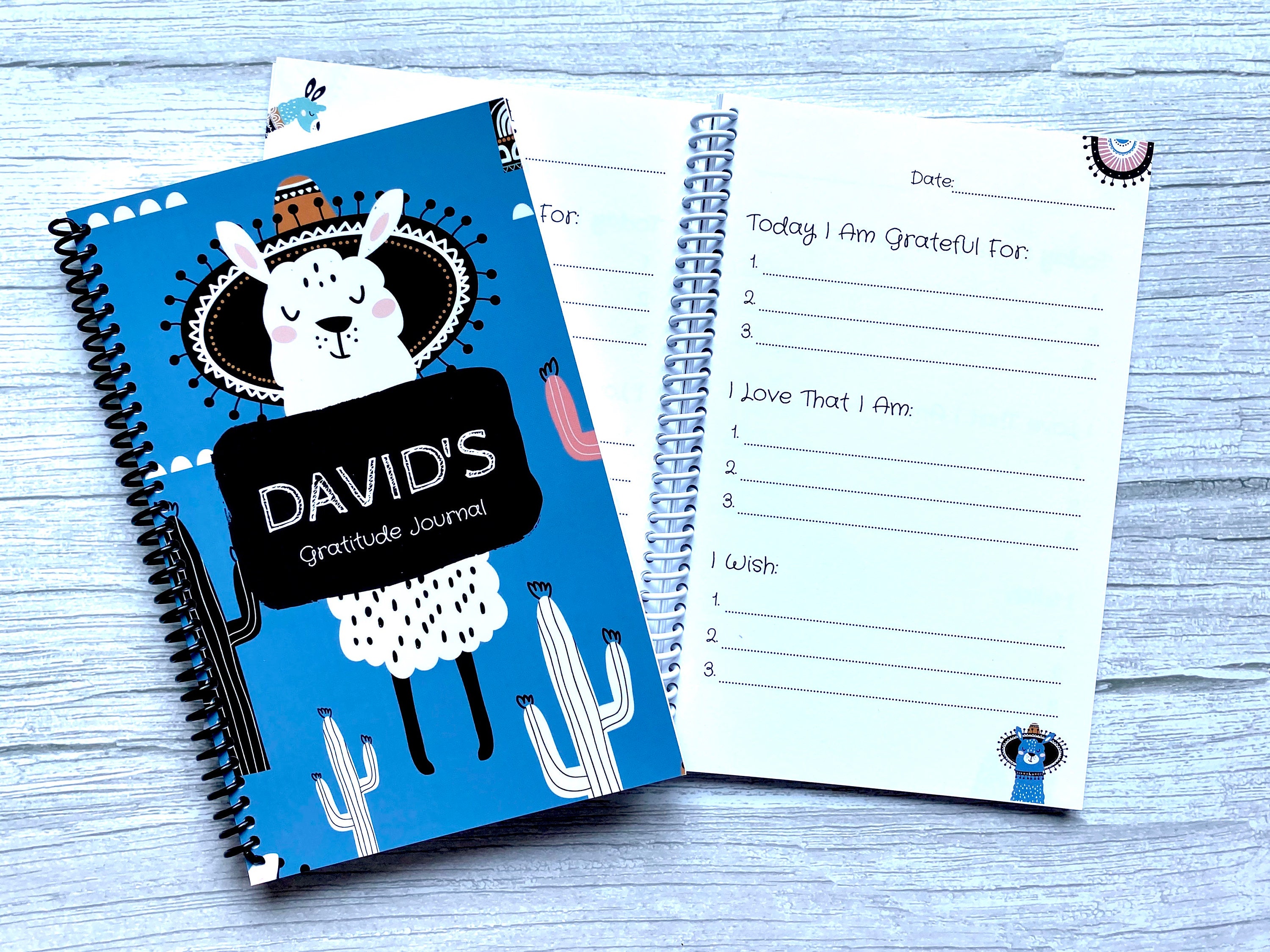 Personalized Kids Daily Gratitude Journal Notebook for Kids - Etsy