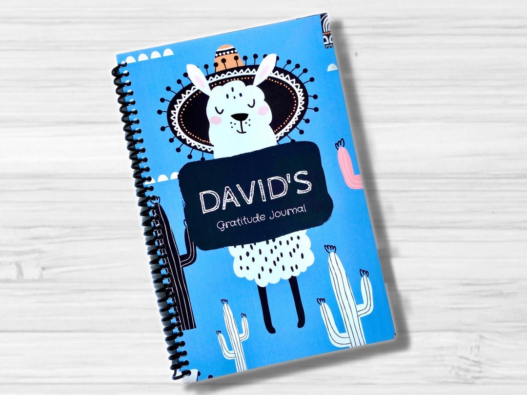 Personalized Kids Daily Gratitude Journal, Notebook for Kids, Custom ...