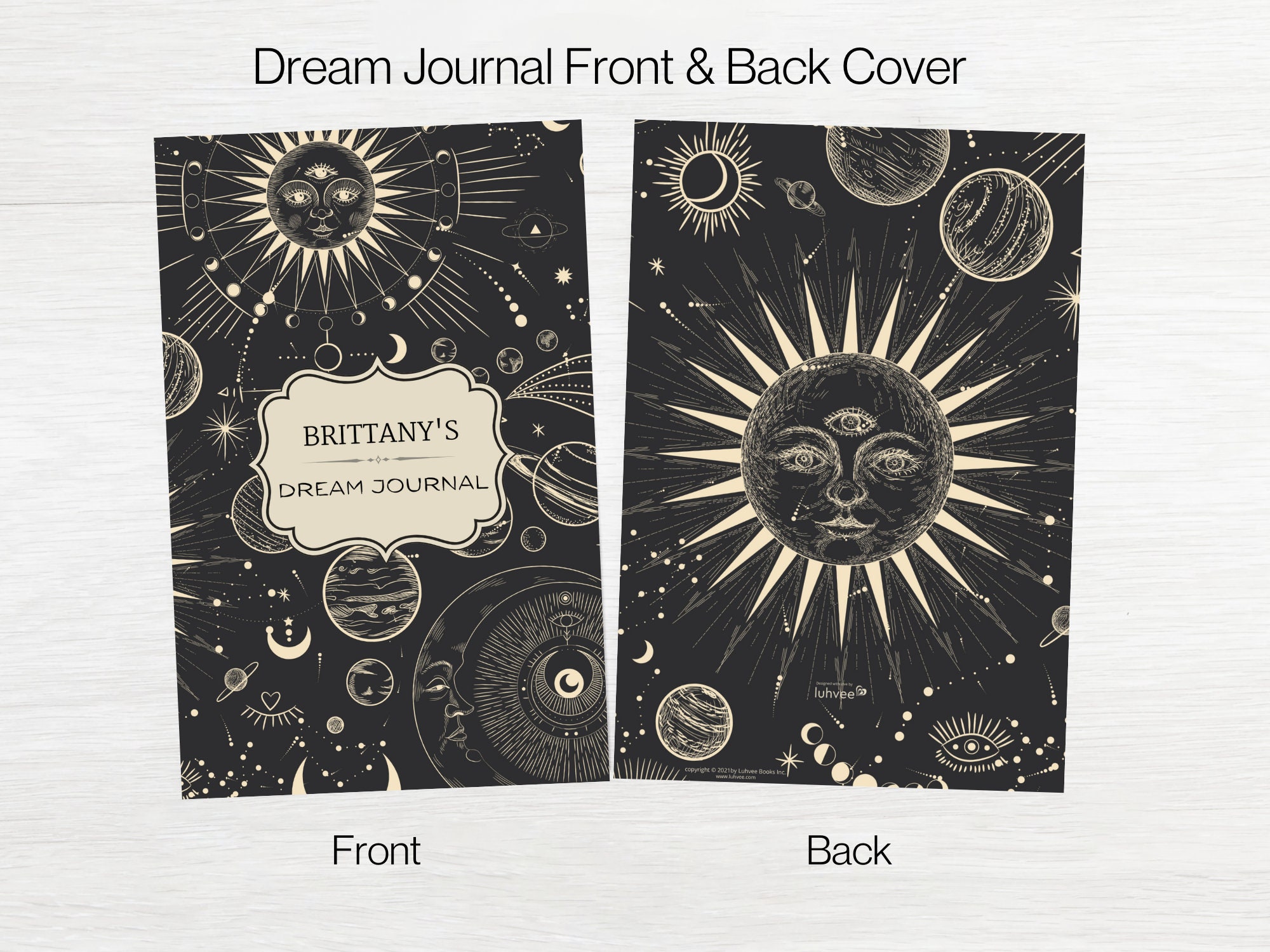 Dream Journal Personalized Journal Dream Diary Custom - Etsy