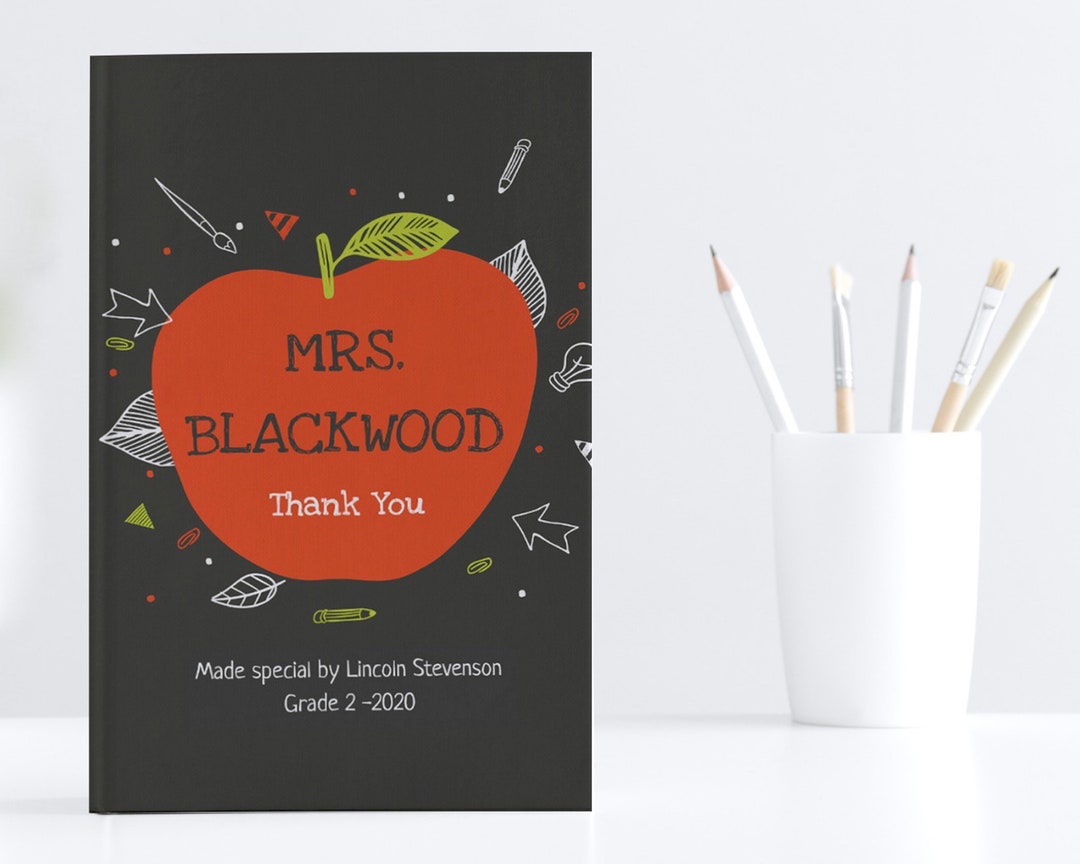 Thank You Teacher Book - Personalized Teacher Gifts, Teacher ...