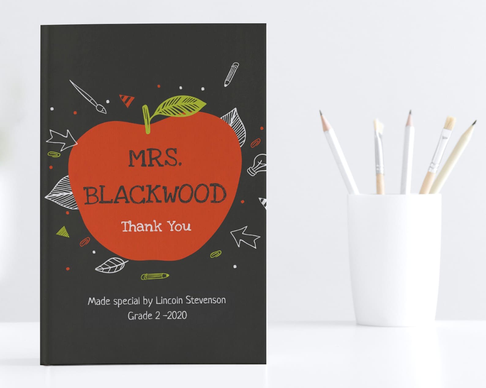 Thank You Teacher Book Personalized Teacher Gifts Teacher - Etsy