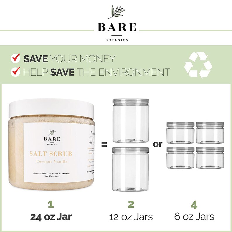 All Natural Body Scrub net Wt. 24oz Gentle Exfoliator - Etsy