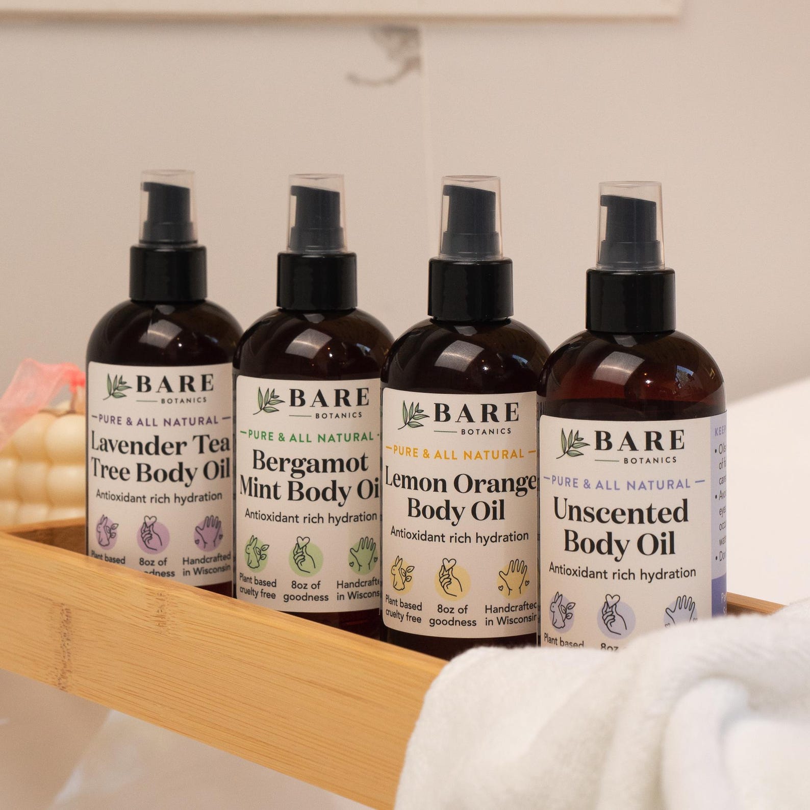Handpoured Hydrating Body Oil | Natural Vegan Cruelty-free - Etsy