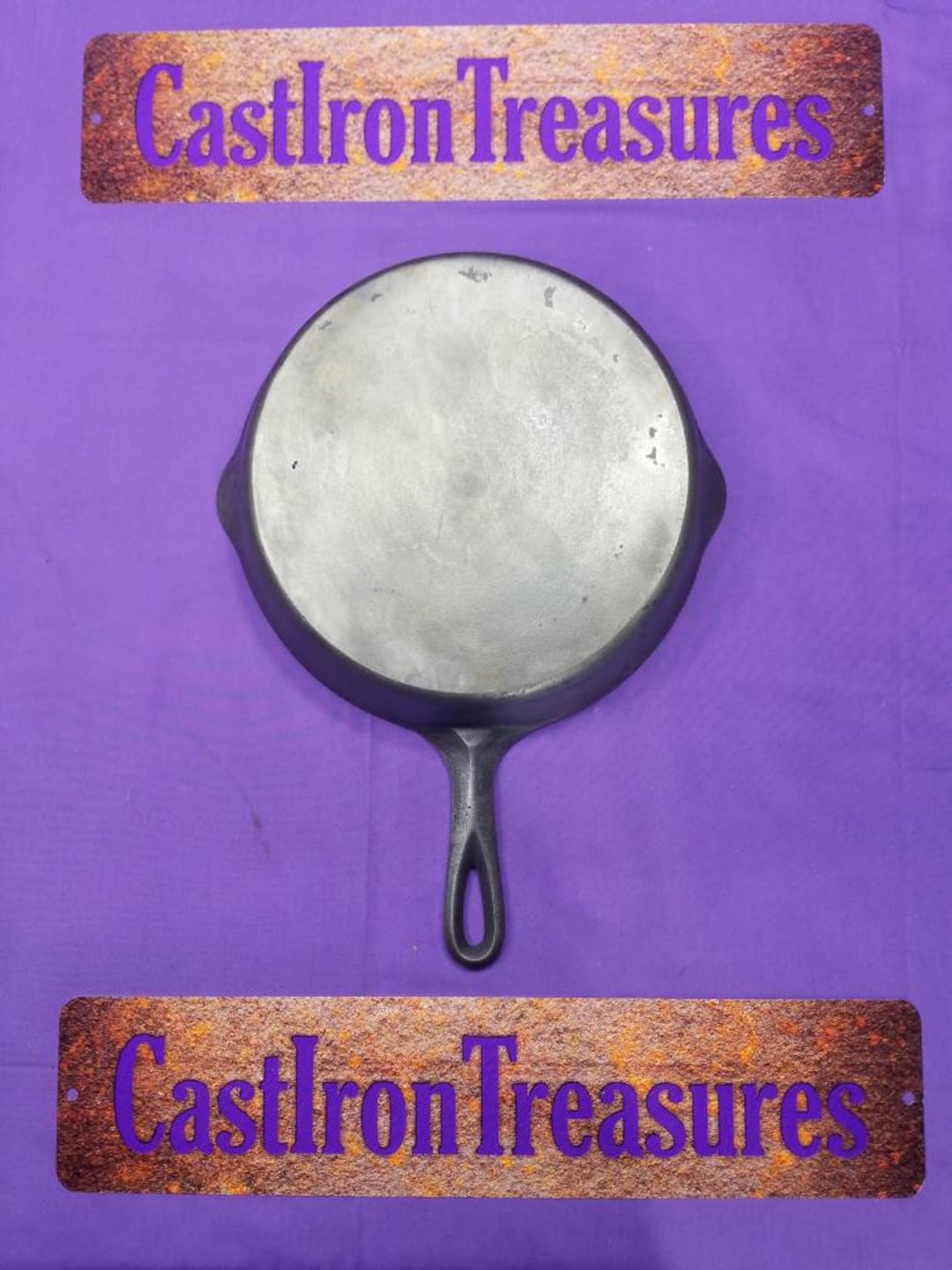 Rare #8 Wagner Milled Bottom Cast Iron Skillet Original Milling Marks ...