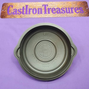Scarce Griswold 5 Cast Iron Button Logo Skillet Cover Excellent ...