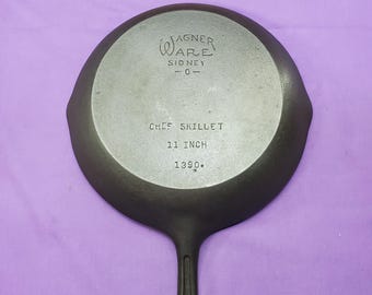 Wagner Ware Cast Iron Skillet #9 - Etsy