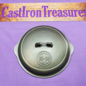 Scarce Griswold 5 Cast Iron Button Logo Skillet Cover Excellent ...