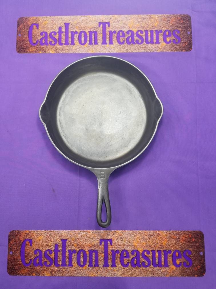 Rare #8 Wagner Milled Bottom Cast Iron Skillet Original Milling Marks ...