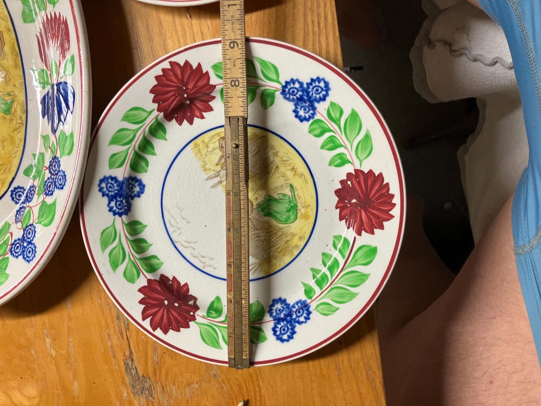 RARE Antique Staffordshire Stick Splatter Rabbitt Frog Ware. Stunning ...